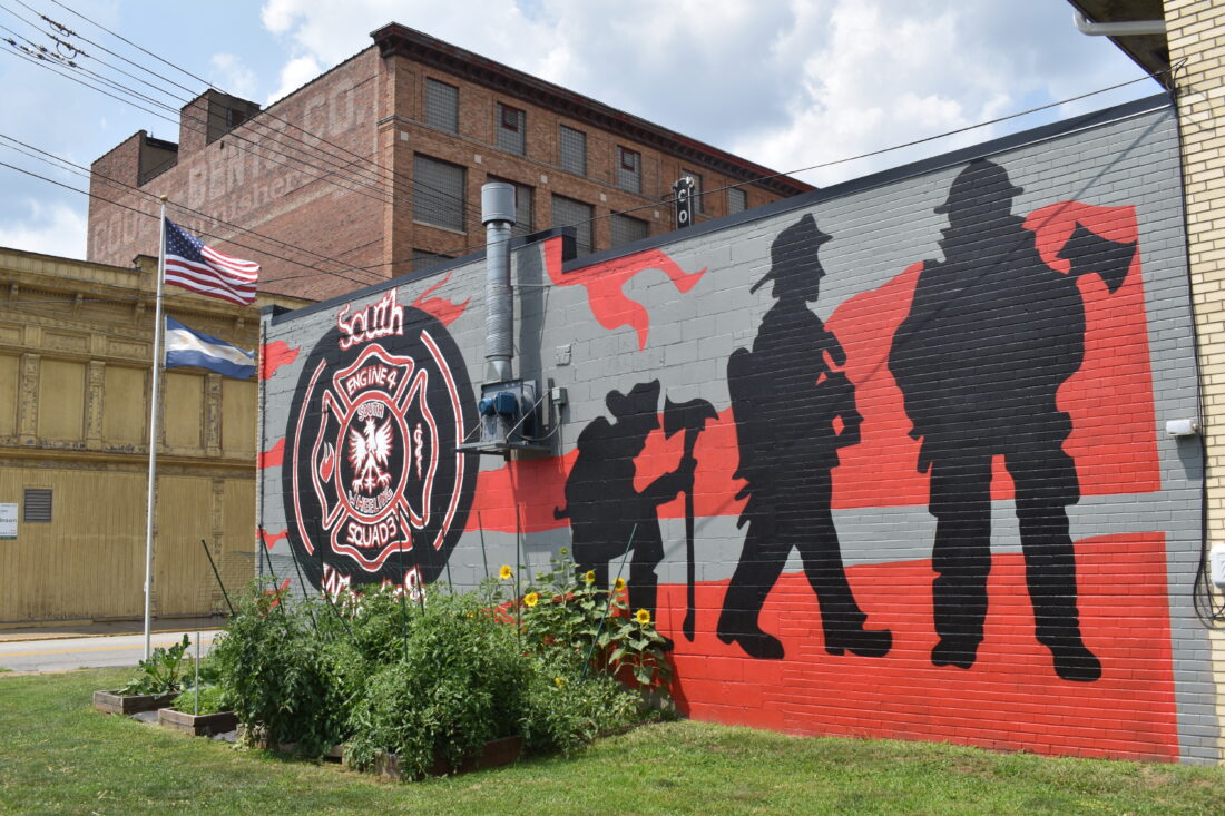 Fire Station Mural Latest Public Art Addition in South Wheeling | News ...